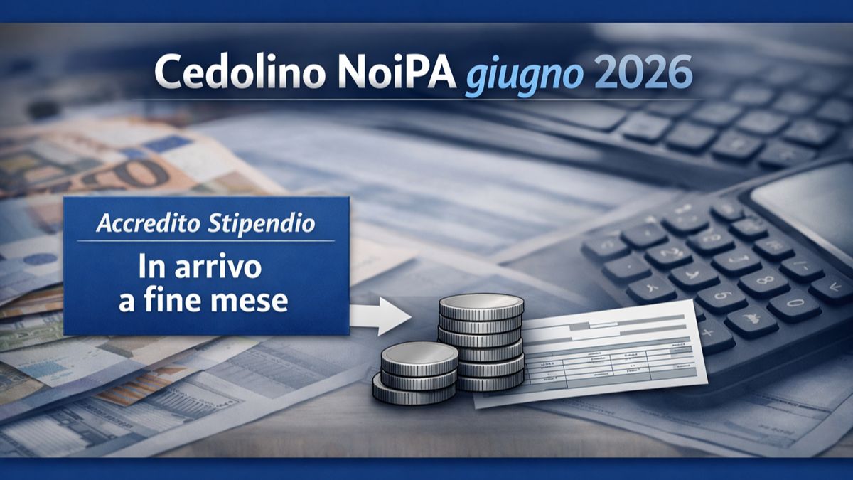 Cedolino NoiPA giugno 2026: quando esce, cosa contiene e data dell ...
